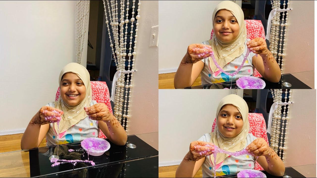 Fatima Making Slime For Fun || Fatima Subaita - YouTube