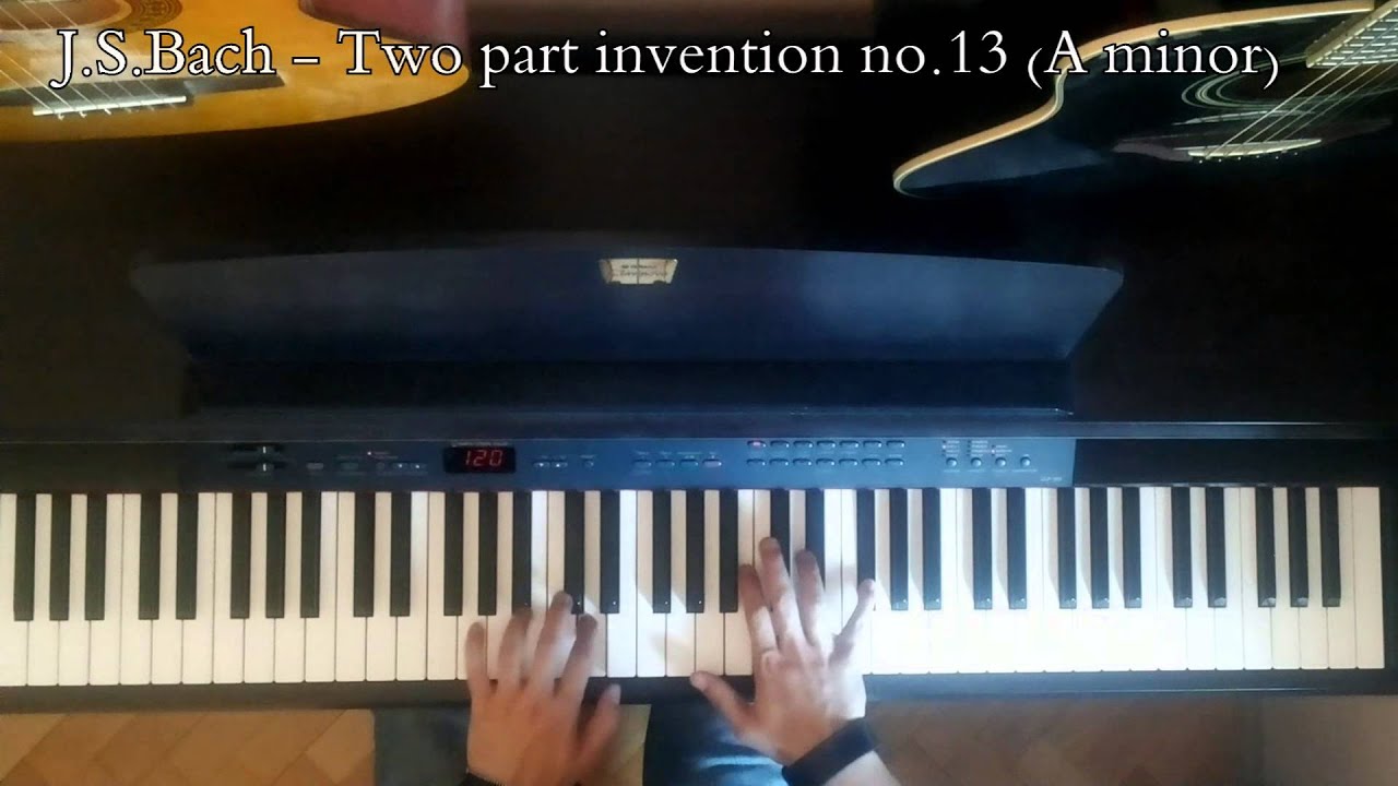 J.S.Bach - Two Part Invention no. 13 - YouTube