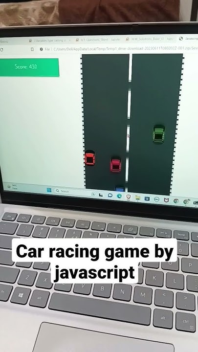Javascript car racing game |CodeWithDakshi #codewithdakshi #car #racing #games #shorts #viral ...