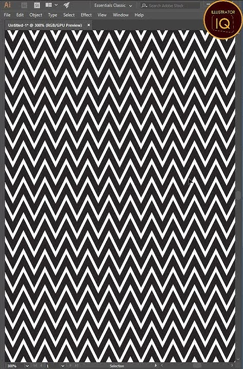 Make zigzag line pattern in adobe illustrator #illustrator #shorts # ...