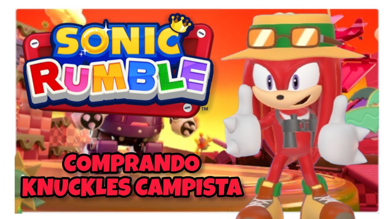 Comprando Knuckles Campista no Sonic Rumble - YouTube