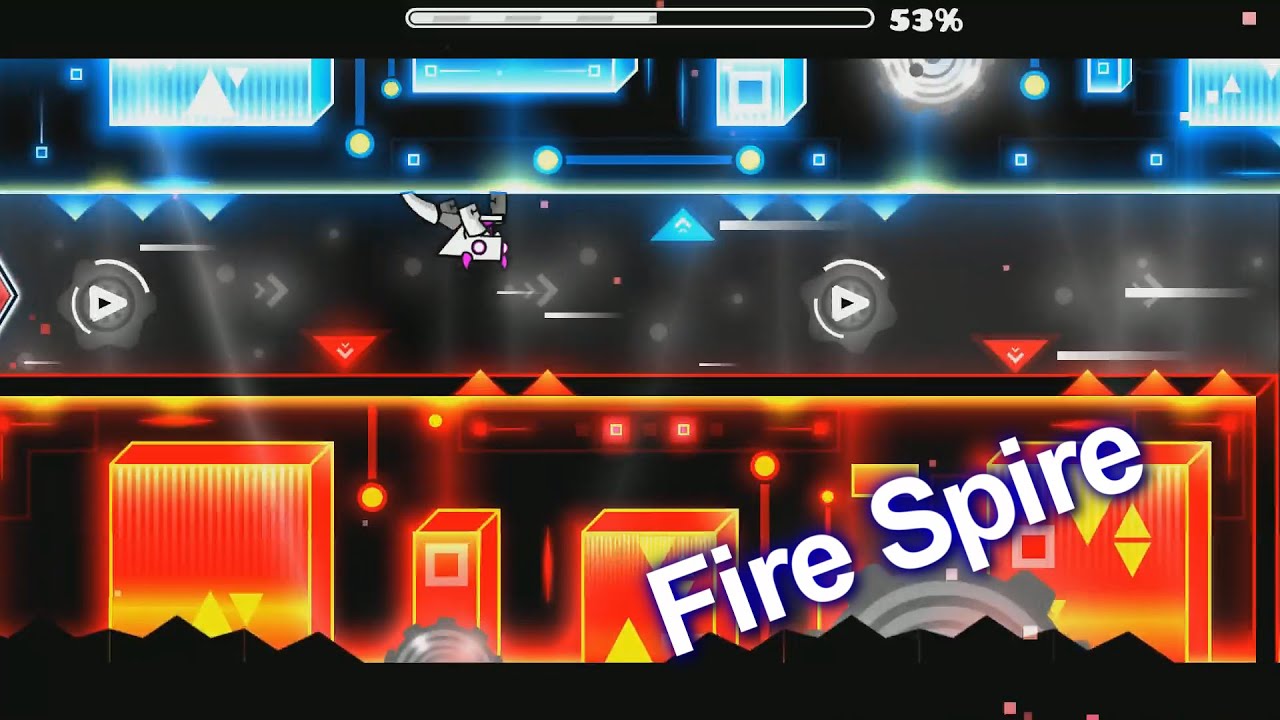 GD | Fire Spire - By Cirtrax | Medium Demon - YouTube