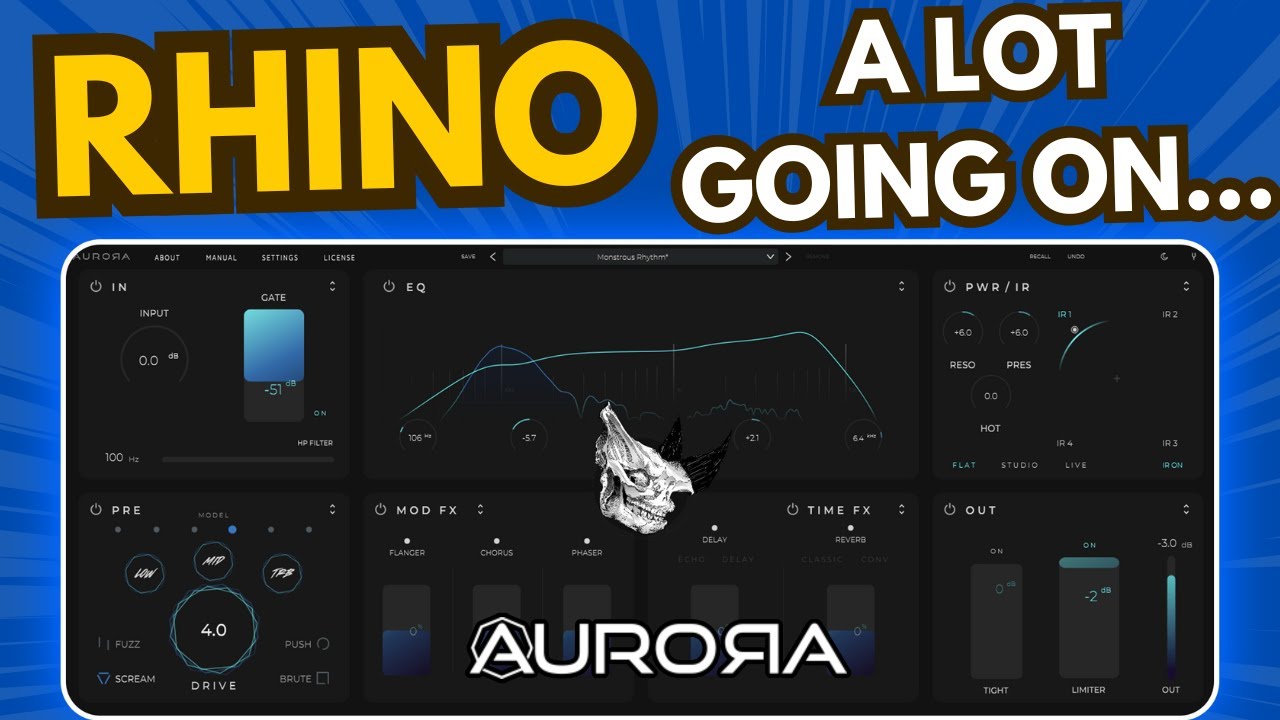 This guitar plugin is changing the game! Aurora DSP Rhino Demo - YouTube