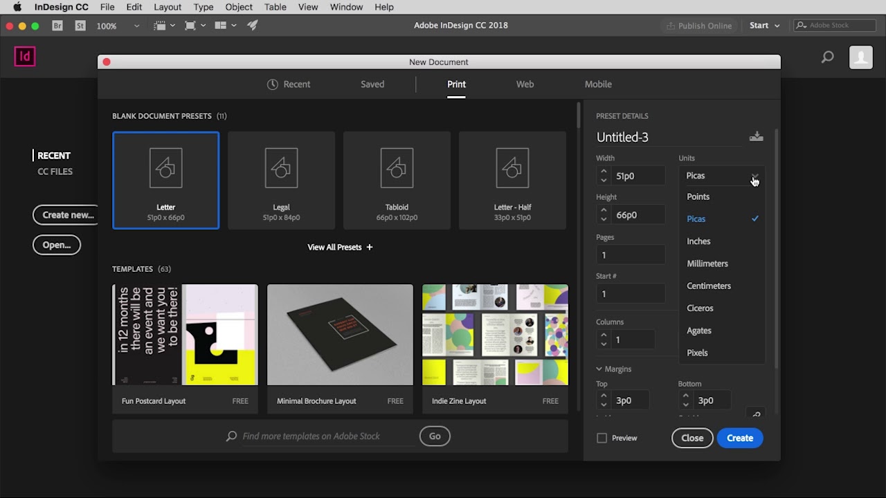 Adobe InDesign Creating A New Document YouTube Adobe InDesign Creating A New Document YouTube