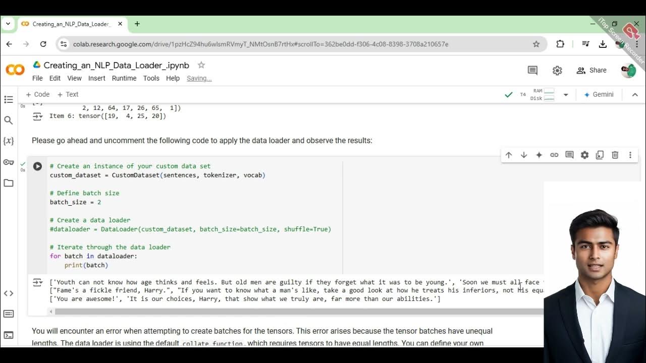Creating an NLP Data Loader - YouTube