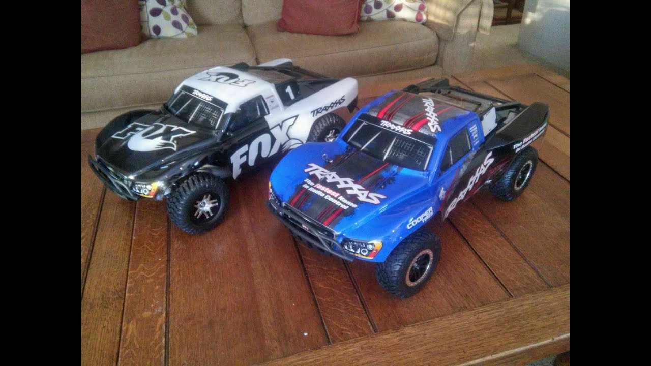 Traxxas Slash VXL LCG 4X4 Nate driving @ Jimmys track - YouTube