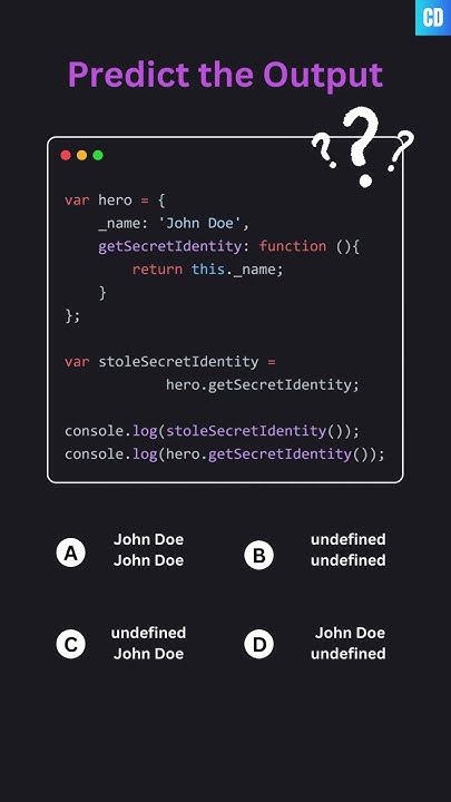 Predict The Output Javascriptdeveloper Predict Output Viralreels Trending Codingchallenge 