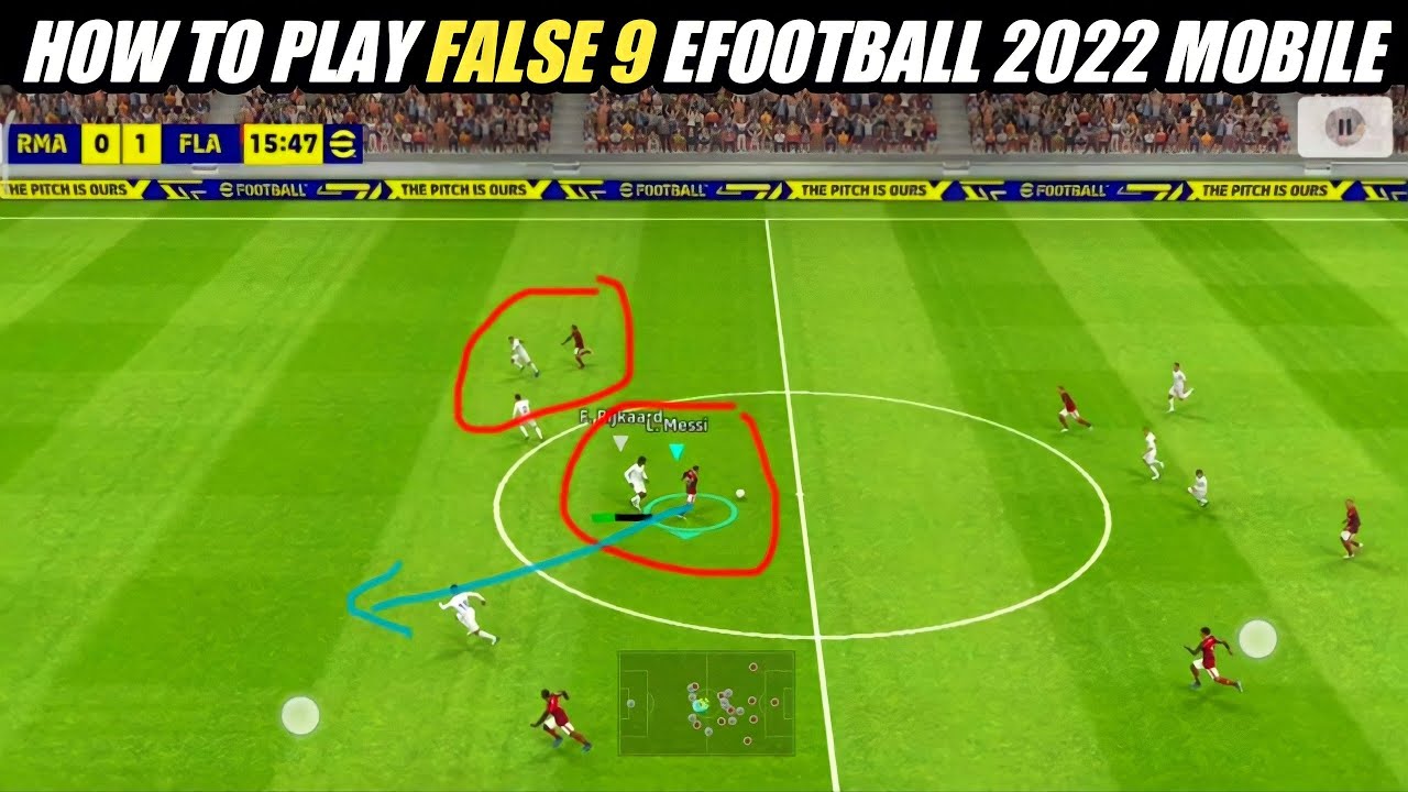 How False 9 Strategy Works | eFootball 2023 Mobile - YouTube