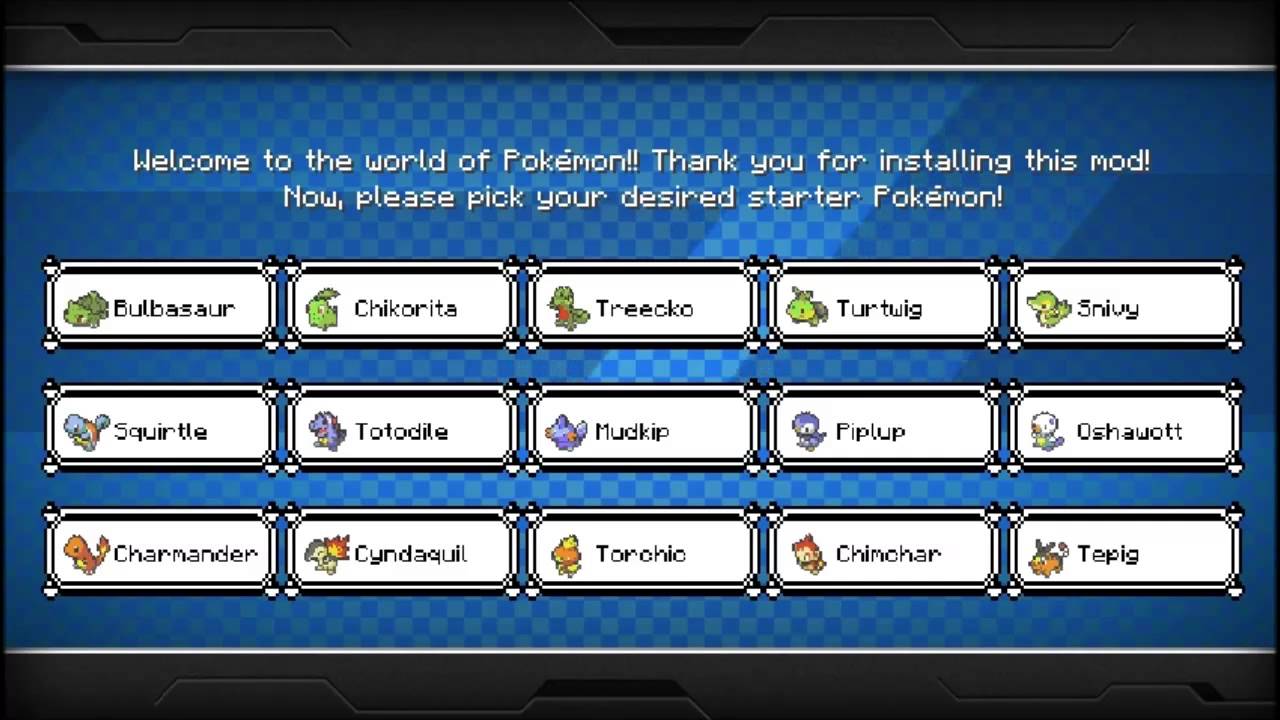 Choose my Pixelmon starter! - YouTube