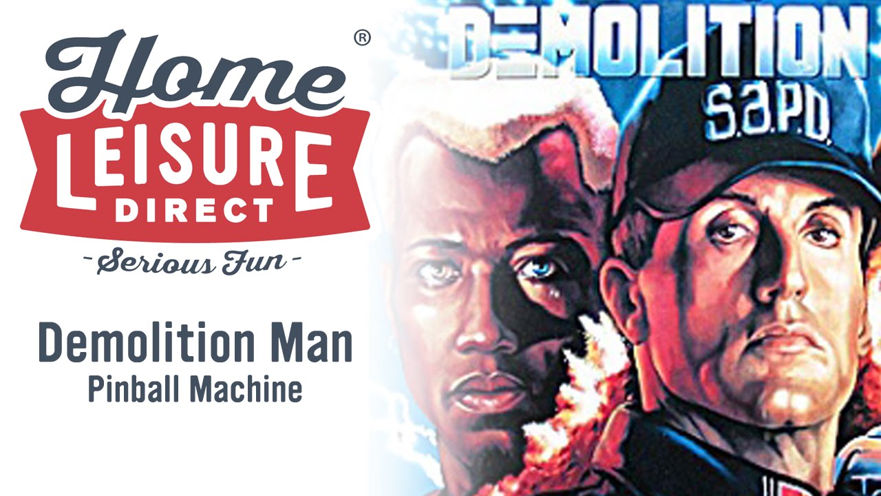 Demolition Man Pinball Machine (Williams 1994) (Sold) - YouTube