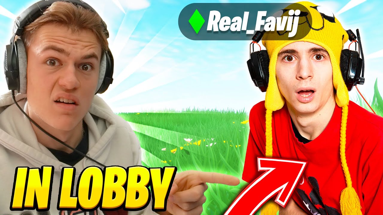 FAVIJ ENTRA NELLA MIA LOBBY ed è *FORTISSIMO*!! *fortnite* - YouTube