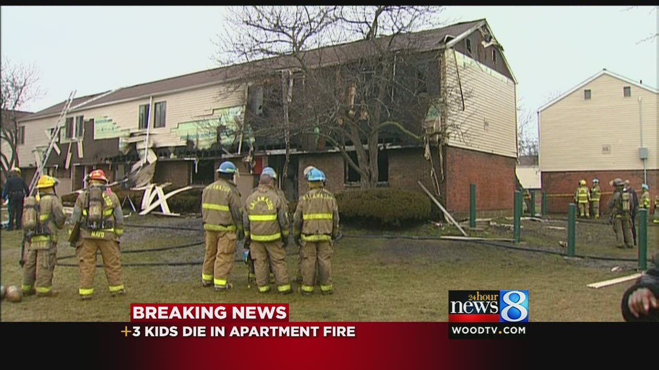 Children, home alone, die in apartment fire - YouTube