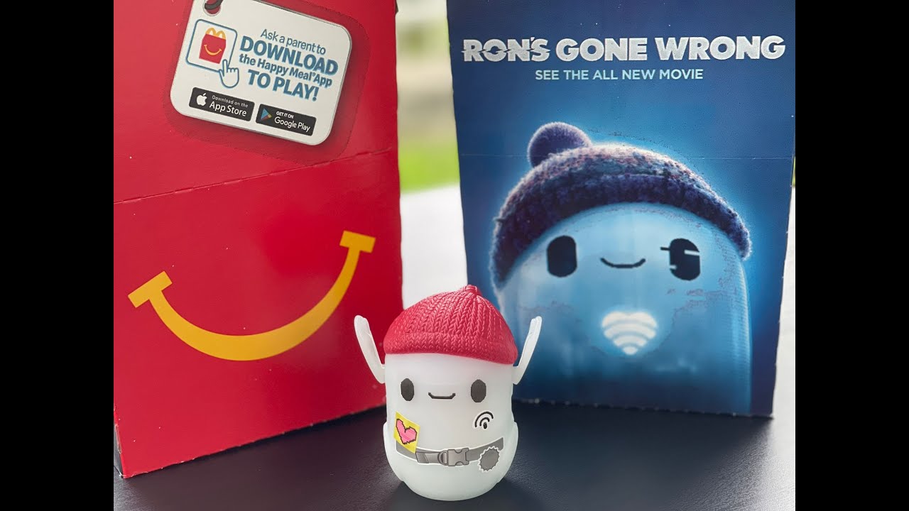 Ron B*Bot McDonald's Happy meal toy # 1 Ron’s Gone Wrong Movie ...