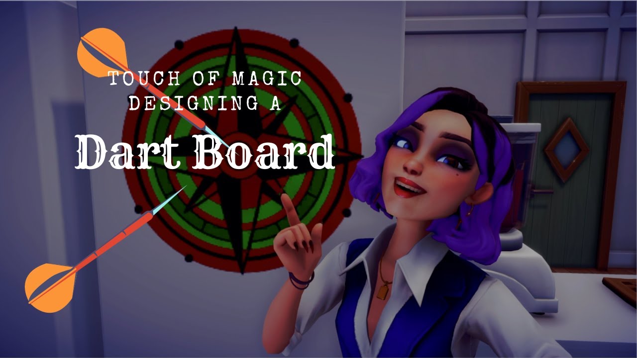 Creating a Dart Board with Touch of Magic - YouTube