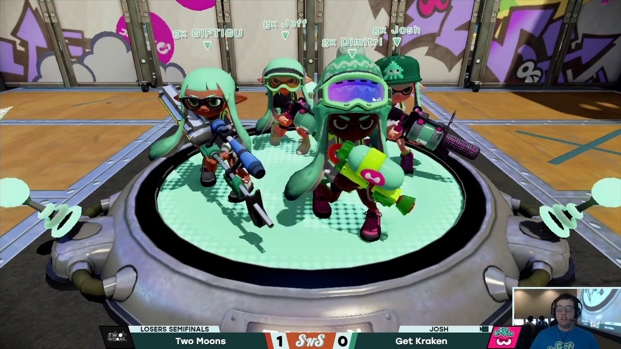 Smash 'n' Splash 3 | Two Moons vs. Get Kraken | Splatoon Losers ...