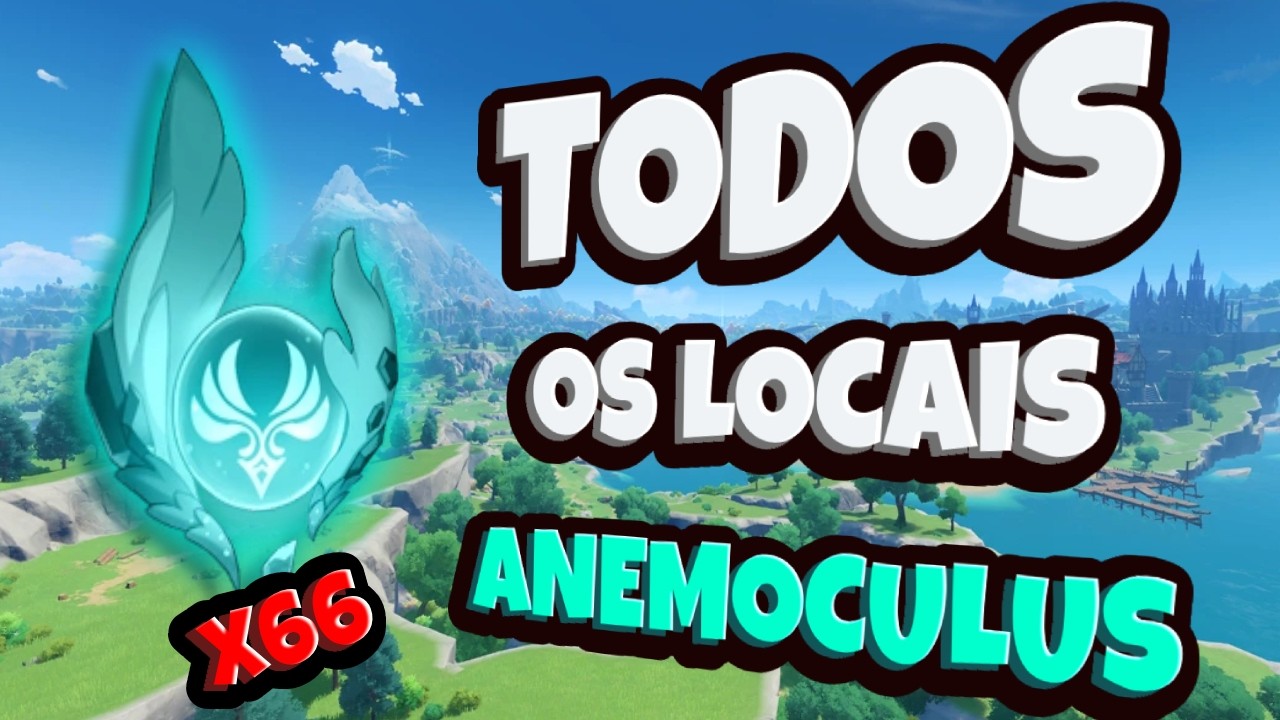 LOCALIZAÇÃO DE TODOS OS ANEMOCULUS | Genshin Impact - YouTube