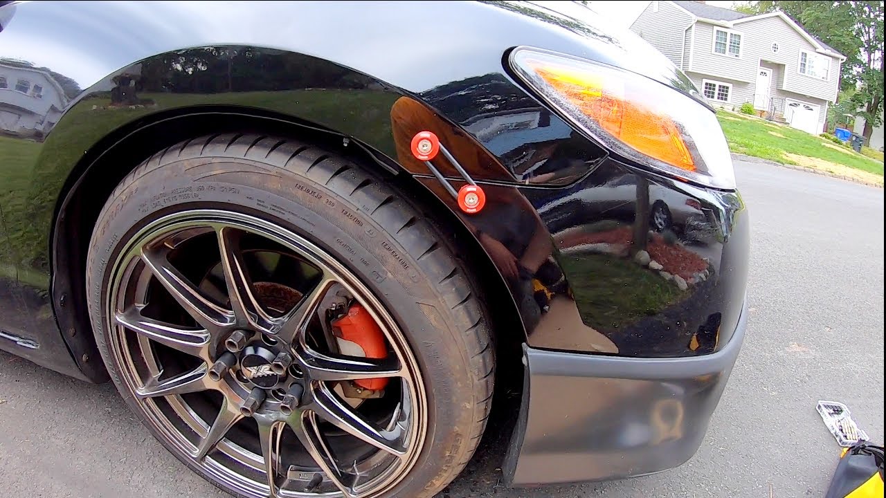 My civic si gets Quick Release bumper Kit! - YouTube