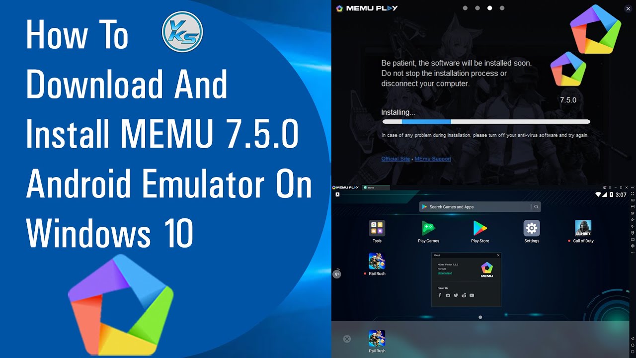 How To Download And Install Memu 7.5.0 Android Emulator On Windows 10 ...