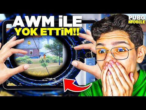 AWM İLE SAĞLAM EKİBİ YOK ETTİM! 1VS4 - PUBG MOBİLE