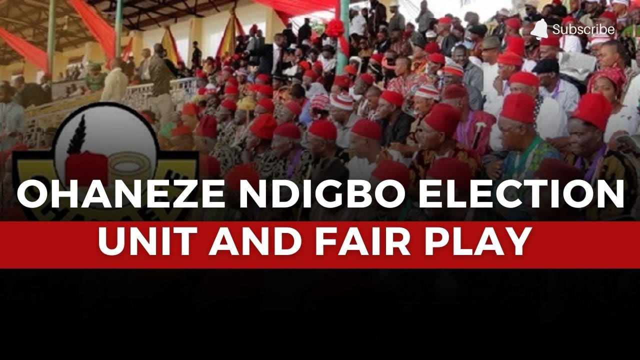 Ohaneze Ndigbo Prepares for Election Day: A Call for Unity and Fair ...