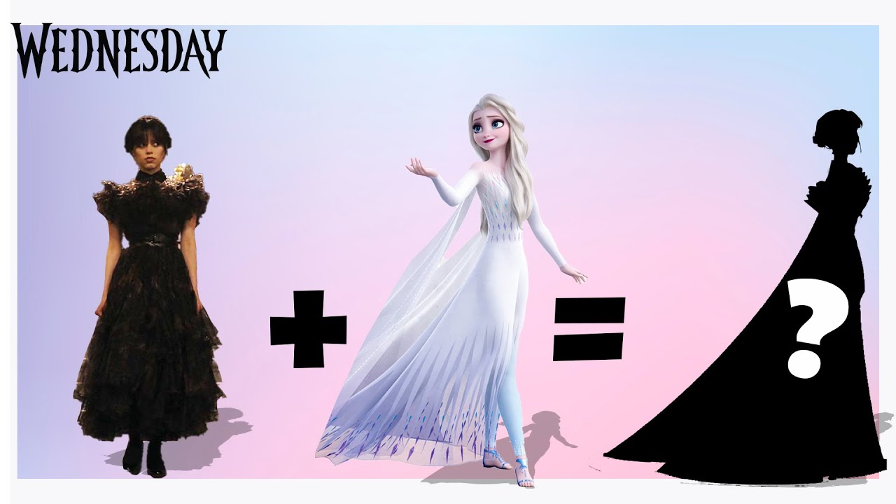 Wednesday Addams | Transformation Wednesday As Disney Princess ...