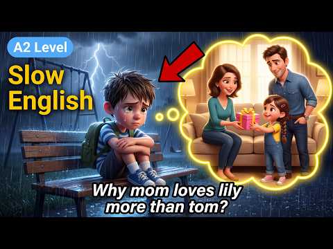 Why Does Mom Love Lily More? | Slow English Listening Practice for Beginners (A2)