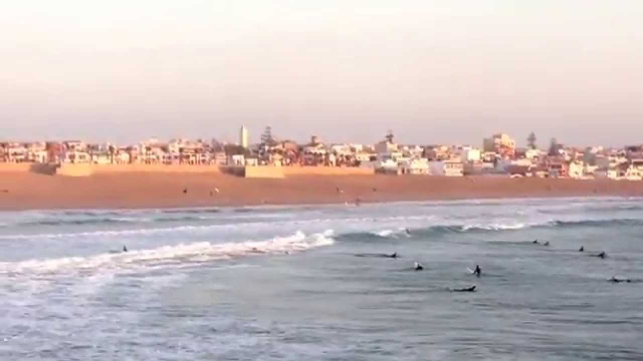Plage mehdia : surf . - YouTube