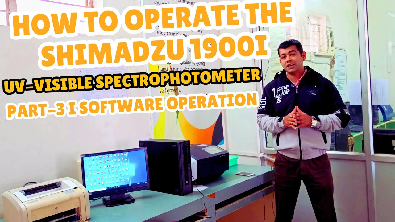 Shimadzu 1900i UV-Vis Spectrophotometer: Easy Software Guide I Part 3 - YouTube