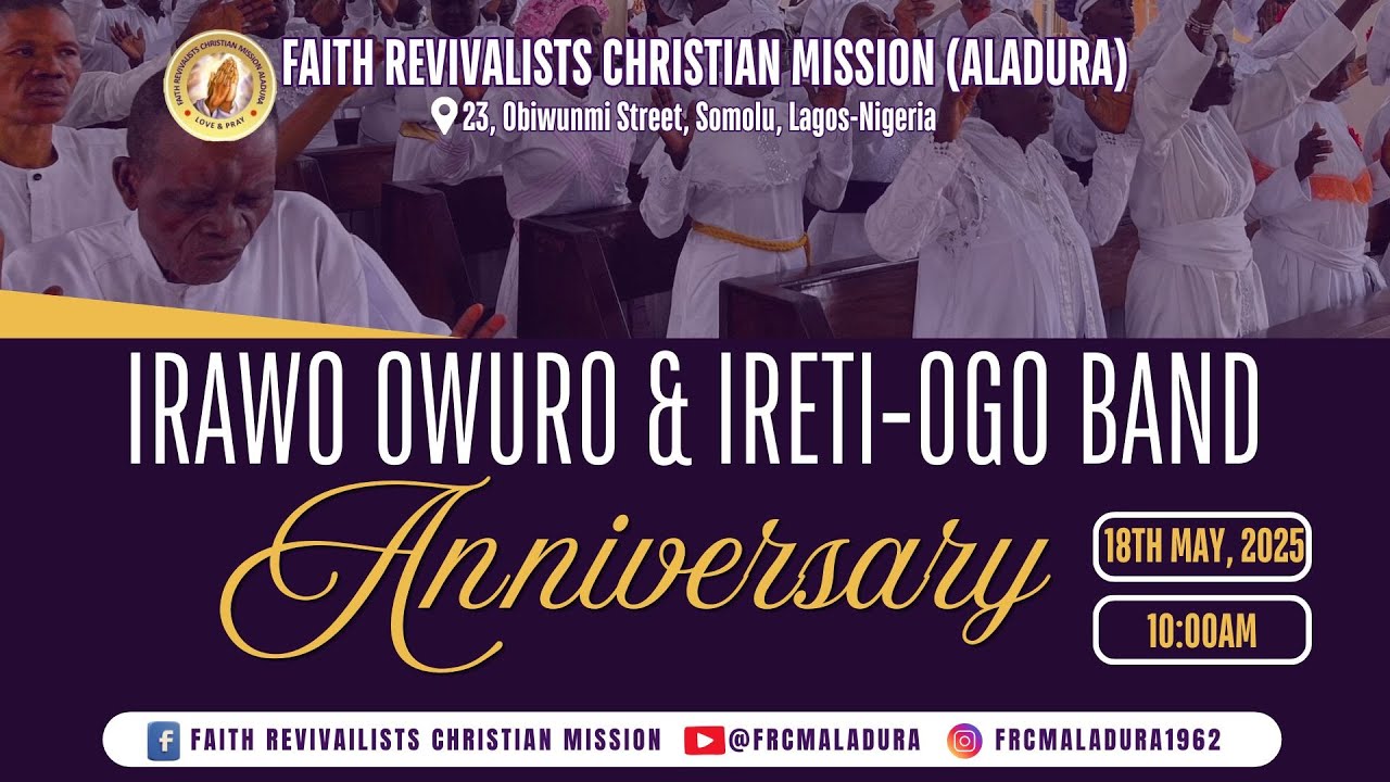 IRAWO OWURO & IRETI-OGO BAND ANNIVERSARY - YouTube