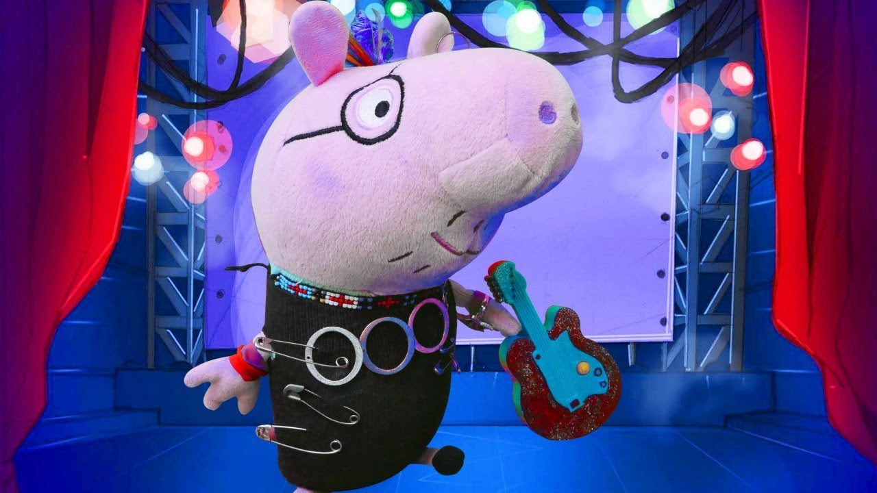 Spielspaß mit Peppa Wutz - Papa Wutz wird Rockstar - YouTube