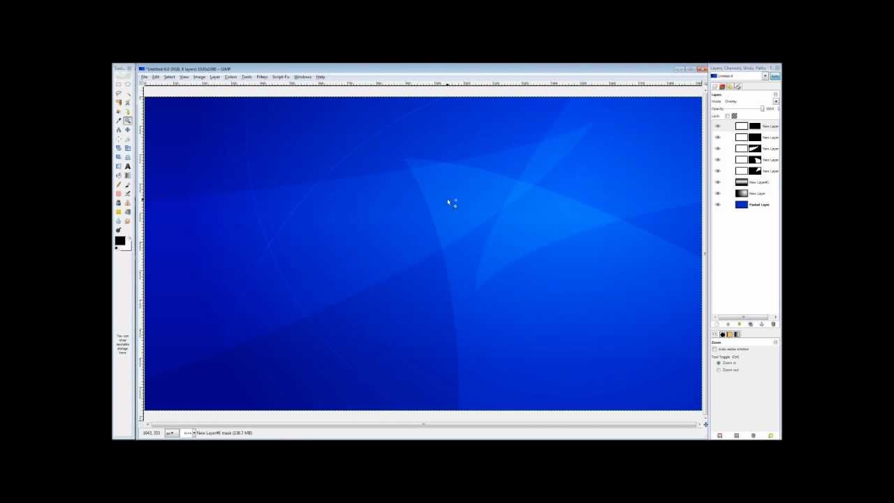 How To Make a Cool Wallpaper From Scratch: Gimp Video Tutorial - YouTube