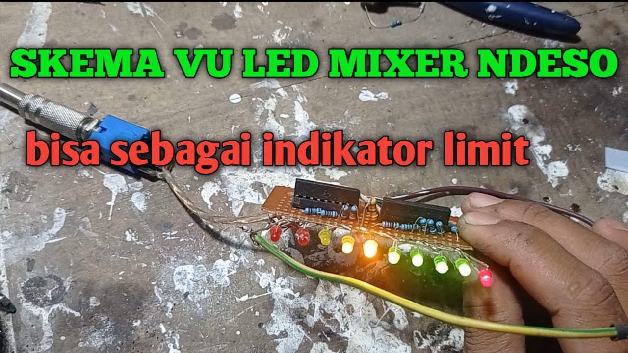 sher skema vu led display mixer dan audio prosesor dobel ic LB1403 ...
