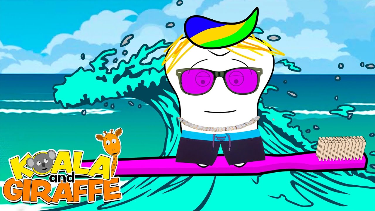 Brusha Brusha Brusha LYRIC VIDEO | Koala & Giraffe - YouTube