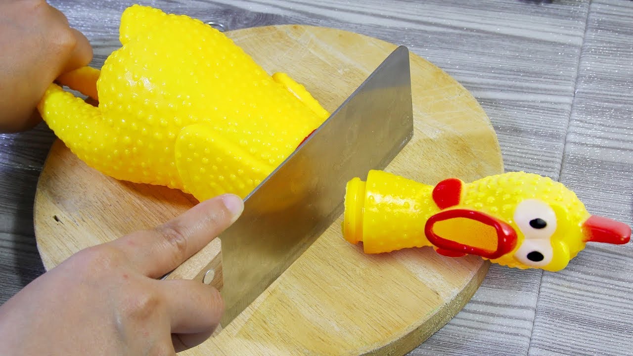 Making Grilled chicken from Toys | Stop Motion Cooking - YouTube