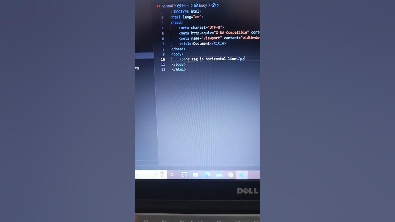 Hr Tag In Html Css Coding Trending Trendingshorts Website Viral Shortvideo Shorts
