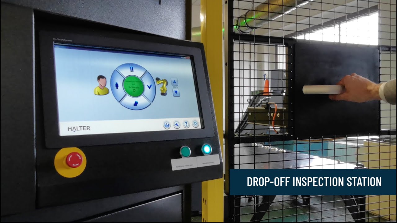 Optional functionalities - drop off inspection station - YouTube