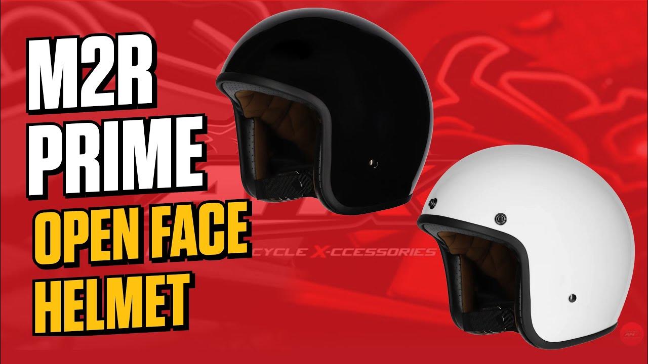 M2R Prime Open Face Helmet - AMX Product Insights with Riana Crehan - YouTube