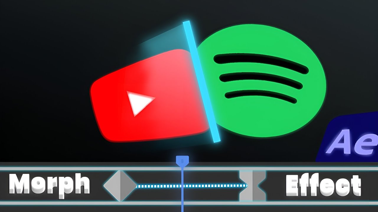 How To Morph Anything - (Text, Shapes & Icons) In After Effects - YouTube
