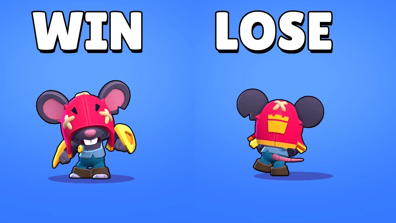 MOE win and lose animations Brawl Stars - YouTube