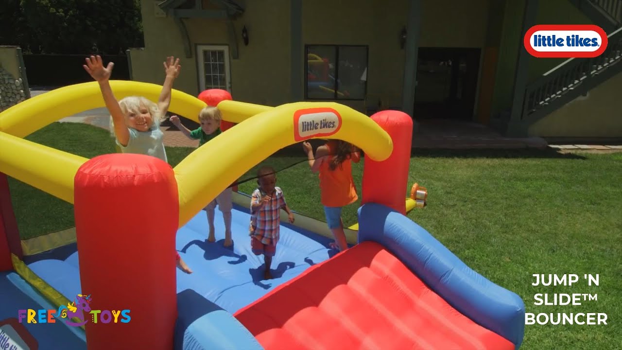 Надувний дитячий майданчик JUMP 'N SLIDE BOUNCER Little Tikes (арт ...