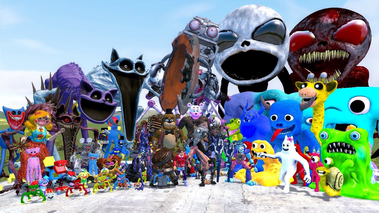 ALL POPPY PLAYTIME CHAPTER 3-1 CHARACTERS VS ALL FNAF 1-10 ANIMATRONICS ...