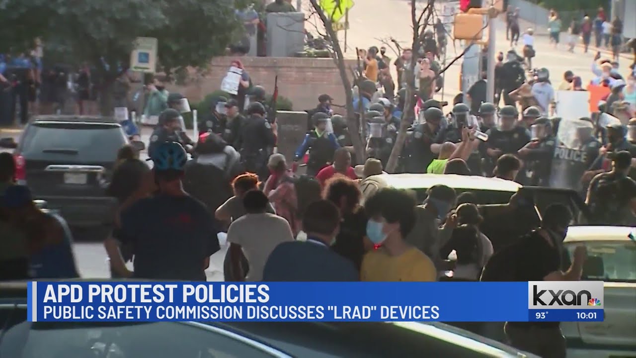 Public Safety Commission reviewing LRAD usage - YouTube