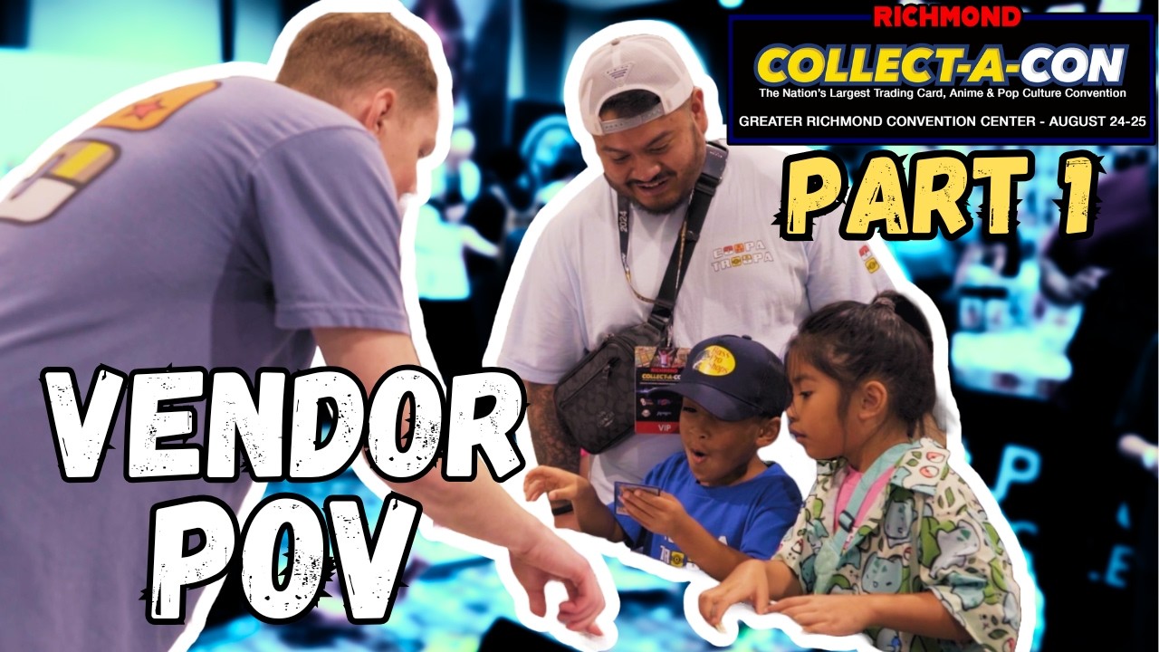 Part 1: I SURVIVED vending my first ever Collect a Con | Pokemon Vendor ...