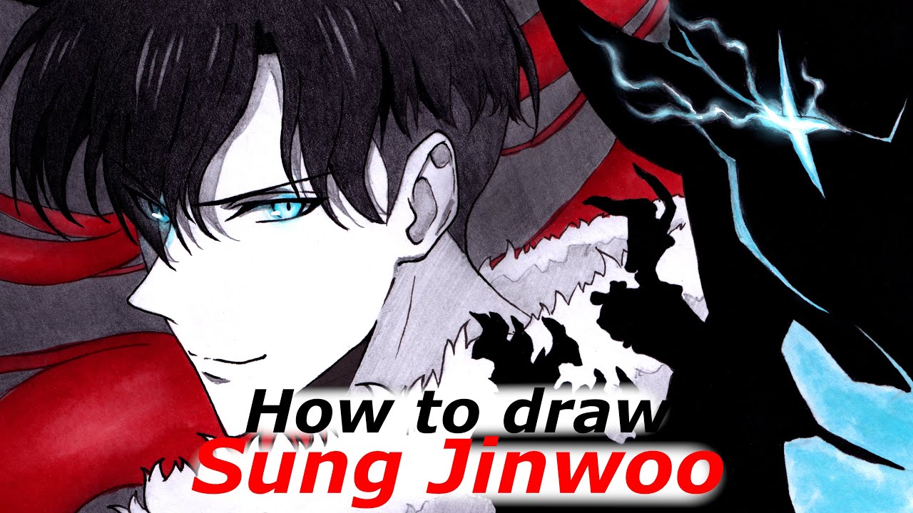 How to draw Sung Jin-woo | Solo Leveling | Step by step Tutorial - YouTube