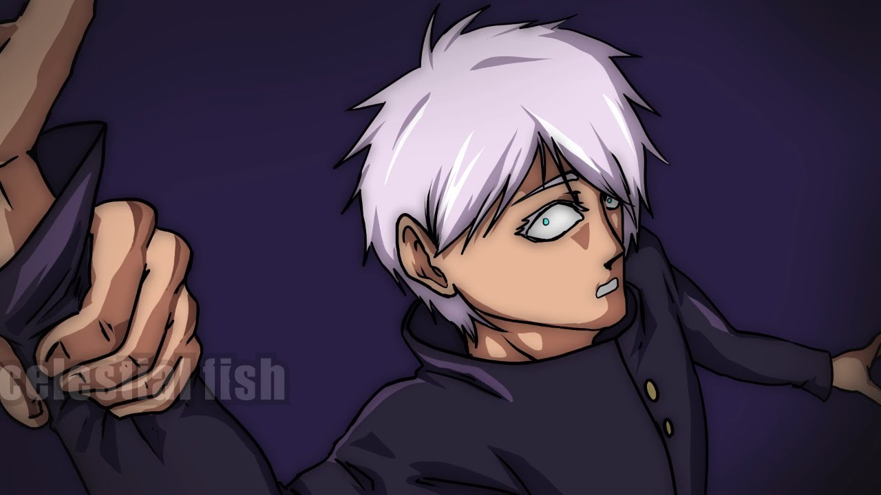 Gojo Satoru gets clapped by Goku - YouTube