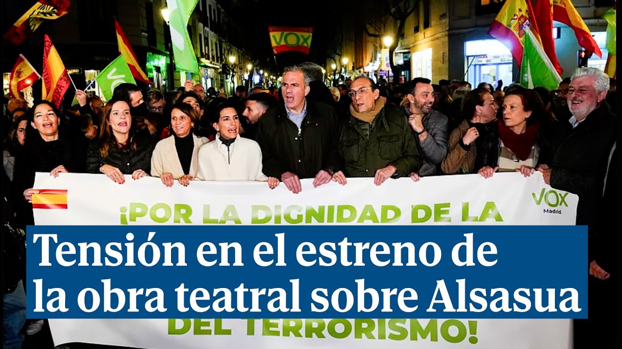 Protestas, calles cortadas y tensión en el estreno en Madrid de la obra ...