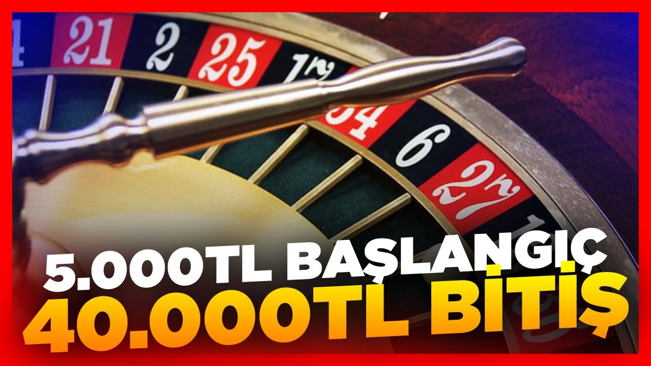 5K BAŞLANGIÇ 40 K BİTİŞ 😱 - PARA MAKİNESİ ALIN 🤑 #rulet #casino # ...