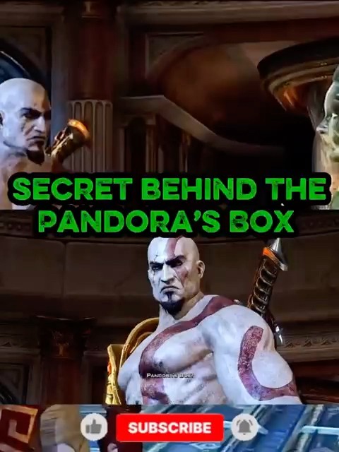 Mystery behind the legendary “Pandora’s Box” #godofwar3 #gaming #kratos ...