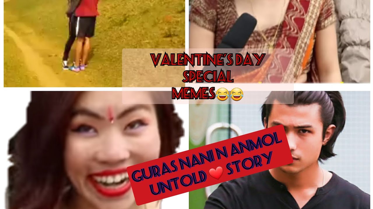 Guras Nani N Anmol Kc Untold love story and Valentine's day special ...