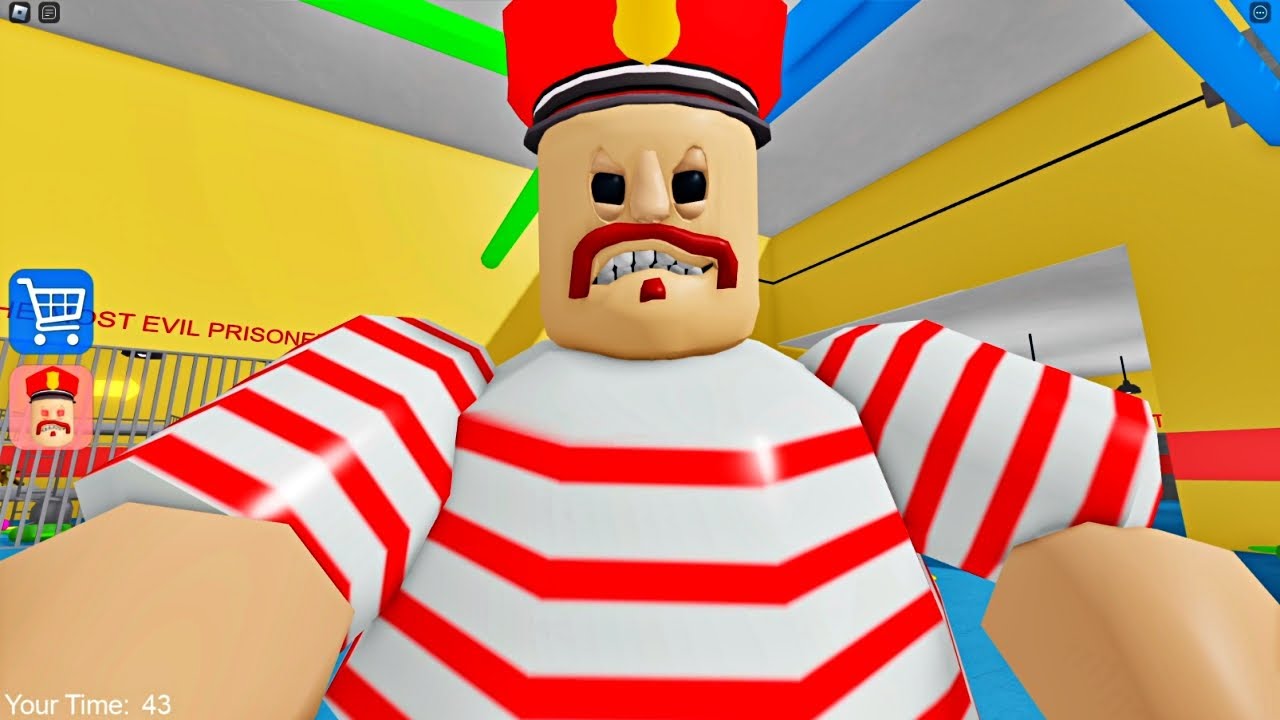CANDY BARRY'S PRISON RUN! (Obby) Full Gameplay All Jumpscares | Roblox ...